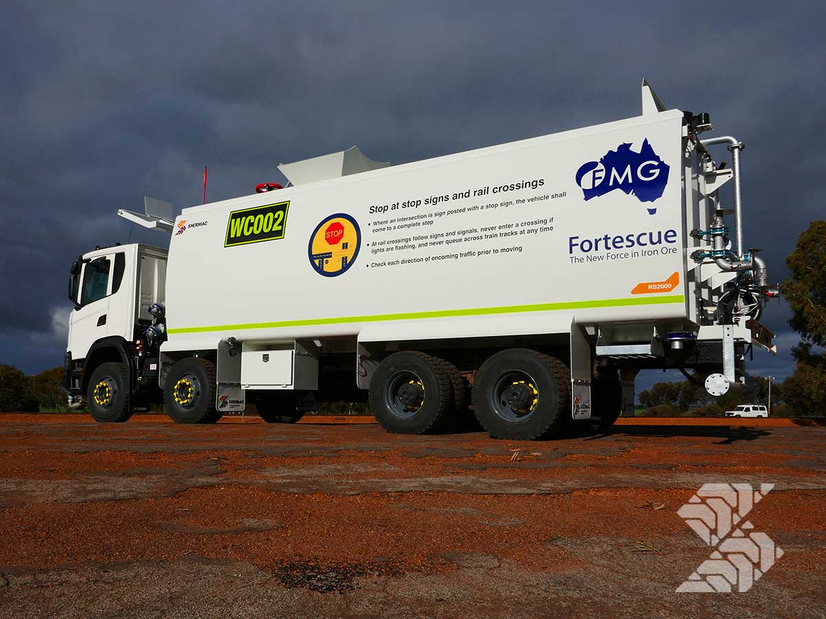 RS2000 | Mining Water Carts, Water Trucks Australia | Shermac